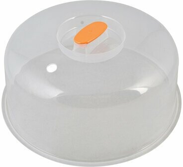 Крышка для микроволновых печей СВЧ, диаметр 23.5 см, высокая, прозрачная, 12х23.5х23.5 см, 432280000