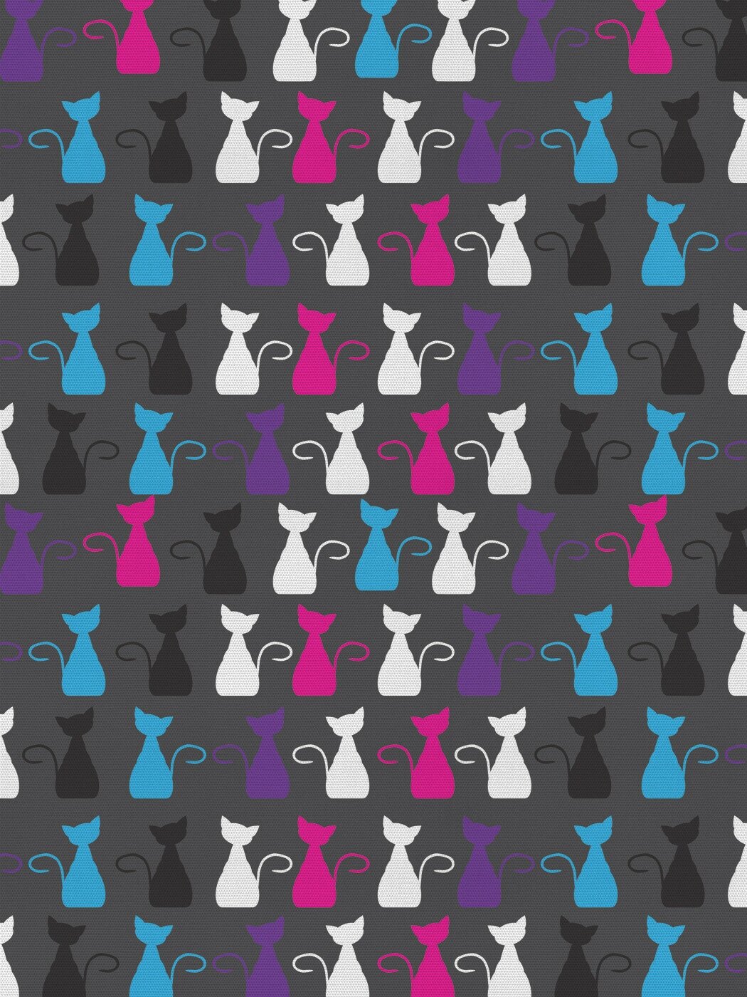 Отрезная ткань для мебели Ambesonne "Кошачий зов" метражом для рукоделия и шитья, оксфорд, 155 см