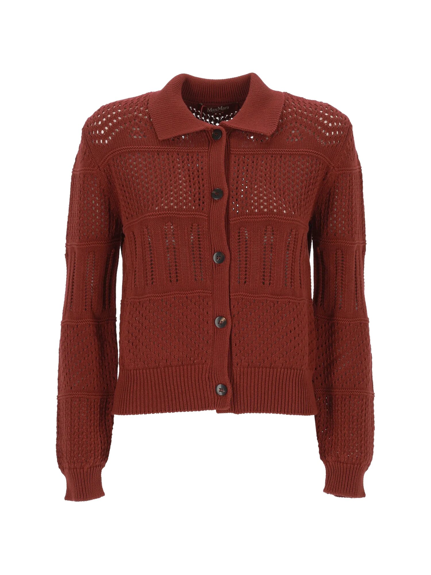Кардиган Open-knit button-up cardigan