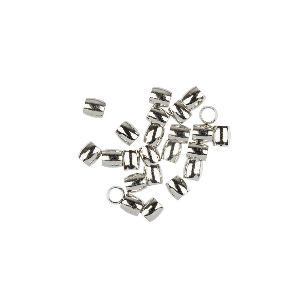 Zlatka Разделители для бусин FMK-G02 3.3 x 3.8 мм 25 шт под серебро для бисера