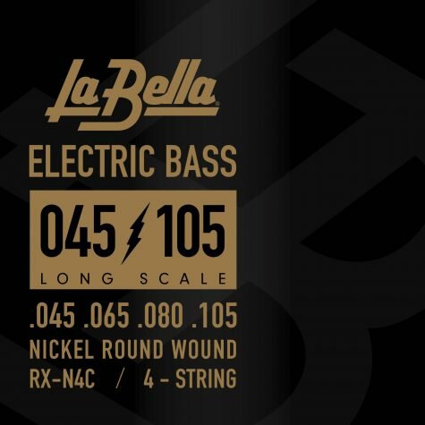 Струны для бас-гитары La Bella RX-N4C RX Nickel 45-105