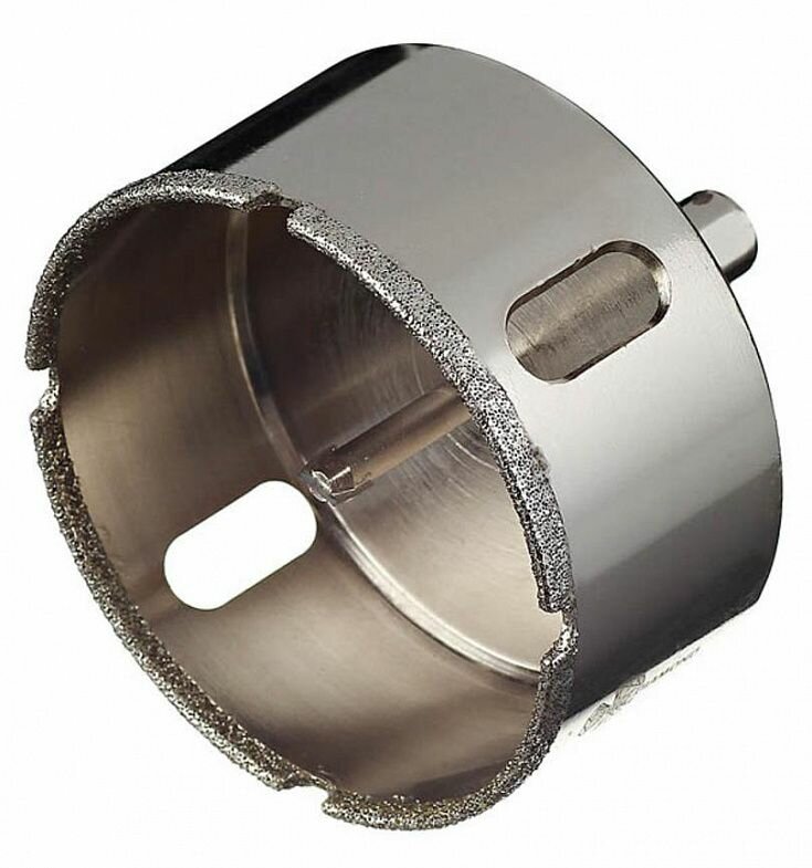 Коронка алмазная по керамике и кафелю с центрирующим сверлом (75 мм) TRIO-DIAMOND