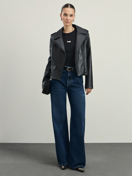 Джинсы широкие 