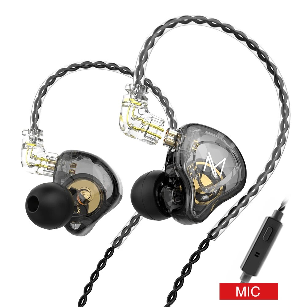 TRN MT1 Black Mic внутриканальные наушники