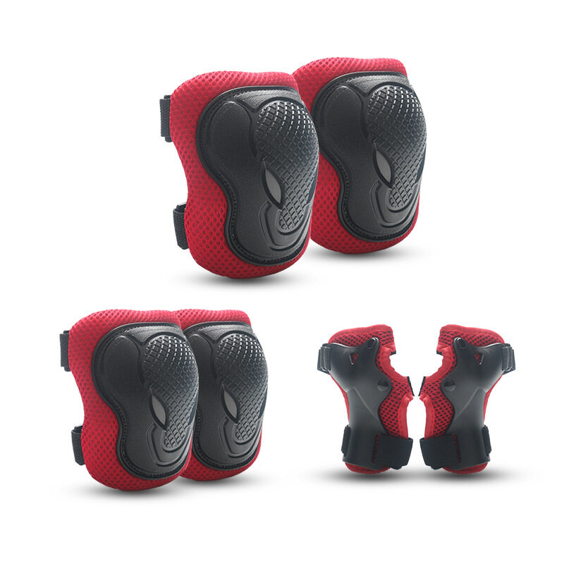 Детская защитная экипировка для роликовых коньков, комплект велосипедного шлема, беговел, велосипед, скейтборд, экипировка для катания, спортивные наколенники для внешней торговли.