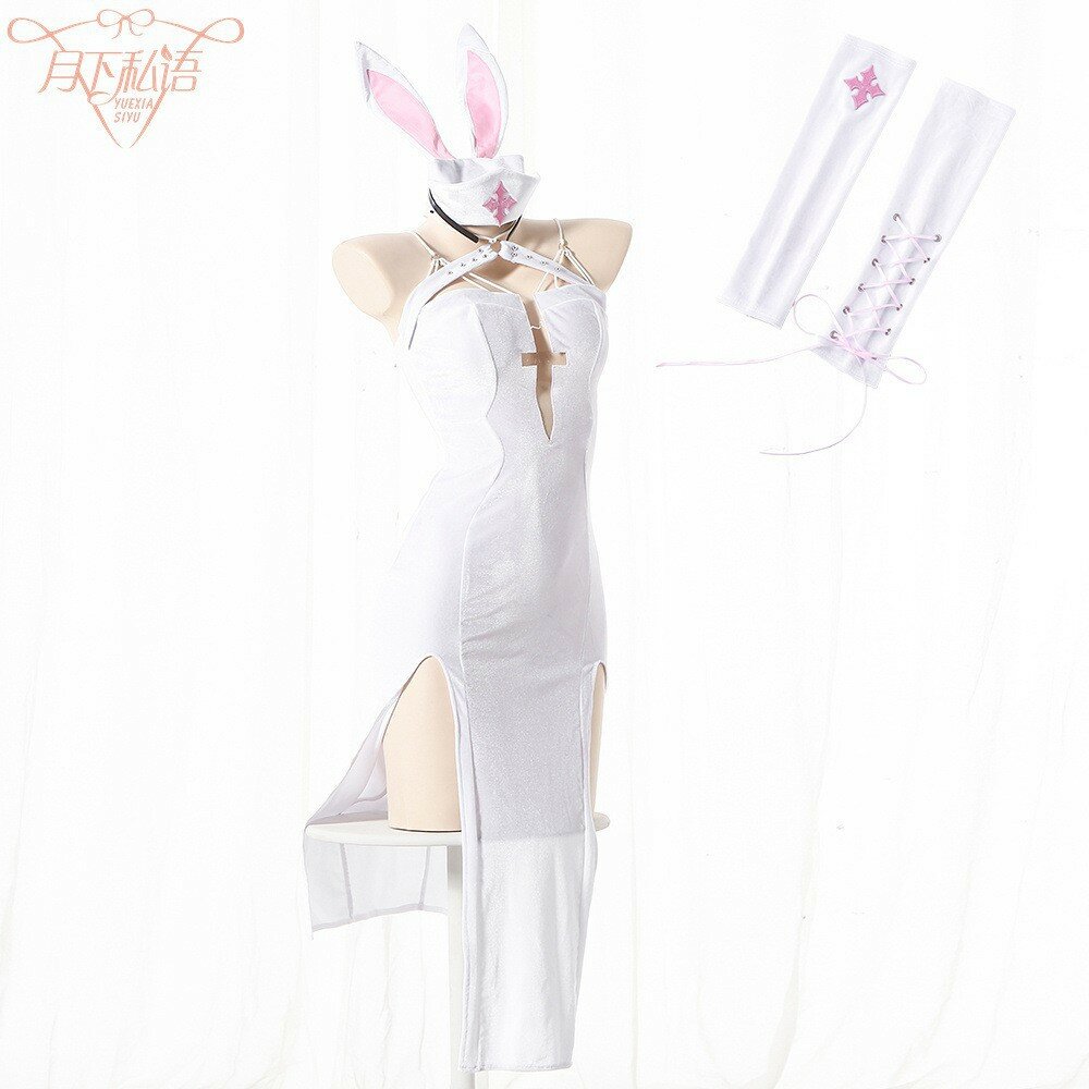 Костюм косплей "Pure Desire Cat Girl", белый, размер 1