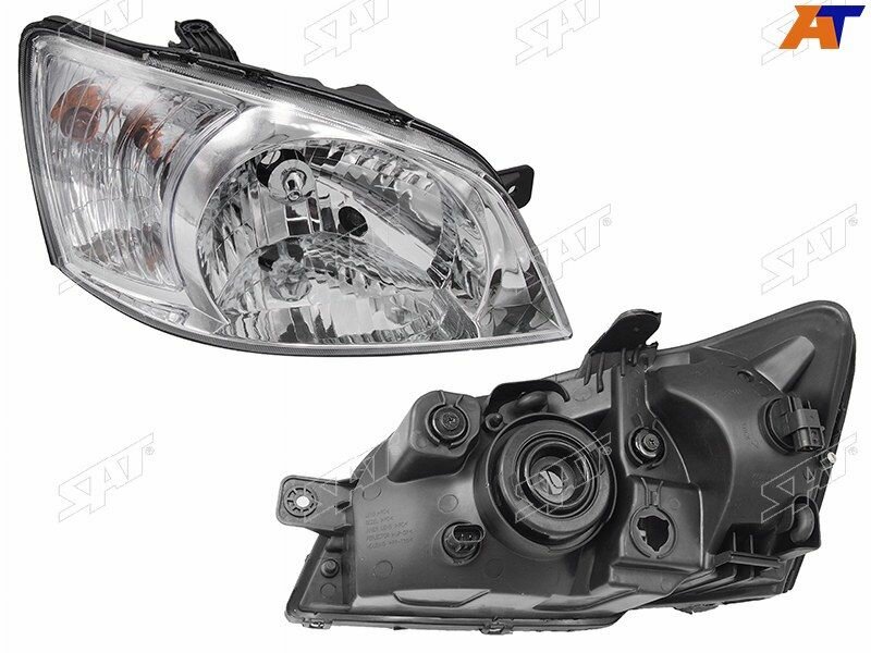 . SAT Фара для HYUNDAI GETZ 02-05 правая под электрокорректор