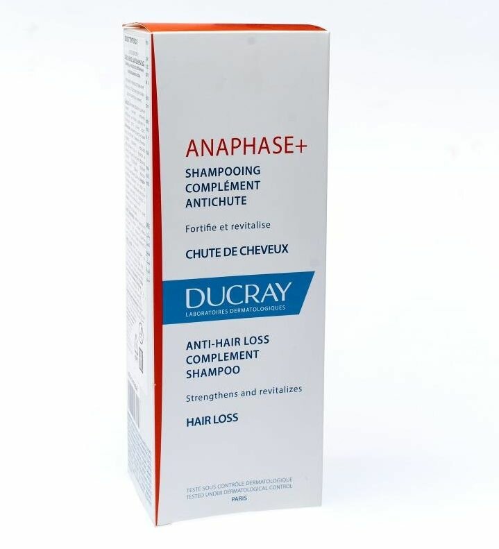 Ducray anaphase+, шампунь стимулирующий для ослабленных, выпадающих волос, 200 мл