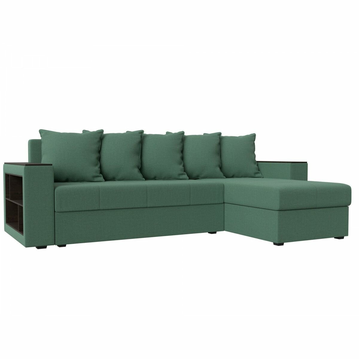 Угловой диван Дубай Лайт угол универсальный, Рогожка, Модель 121642