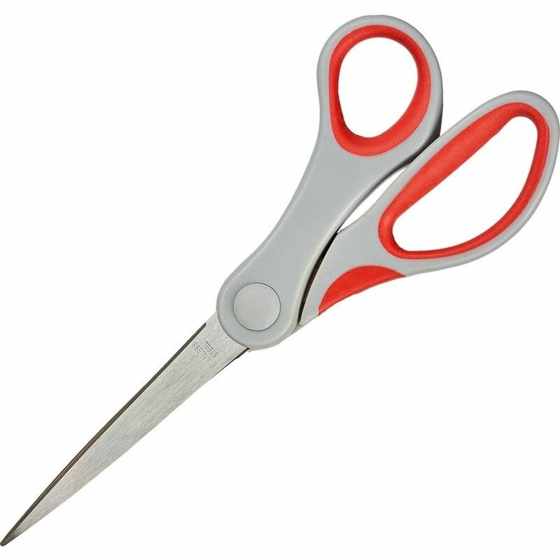 Ножницы 20,5см ATTACHE, асимметрия, с прорезинеными ручками