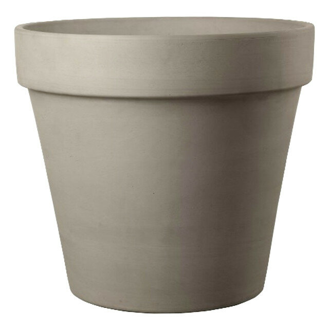 Горшок керамический Vaso 0,4л d13см h11,3см темно-серый