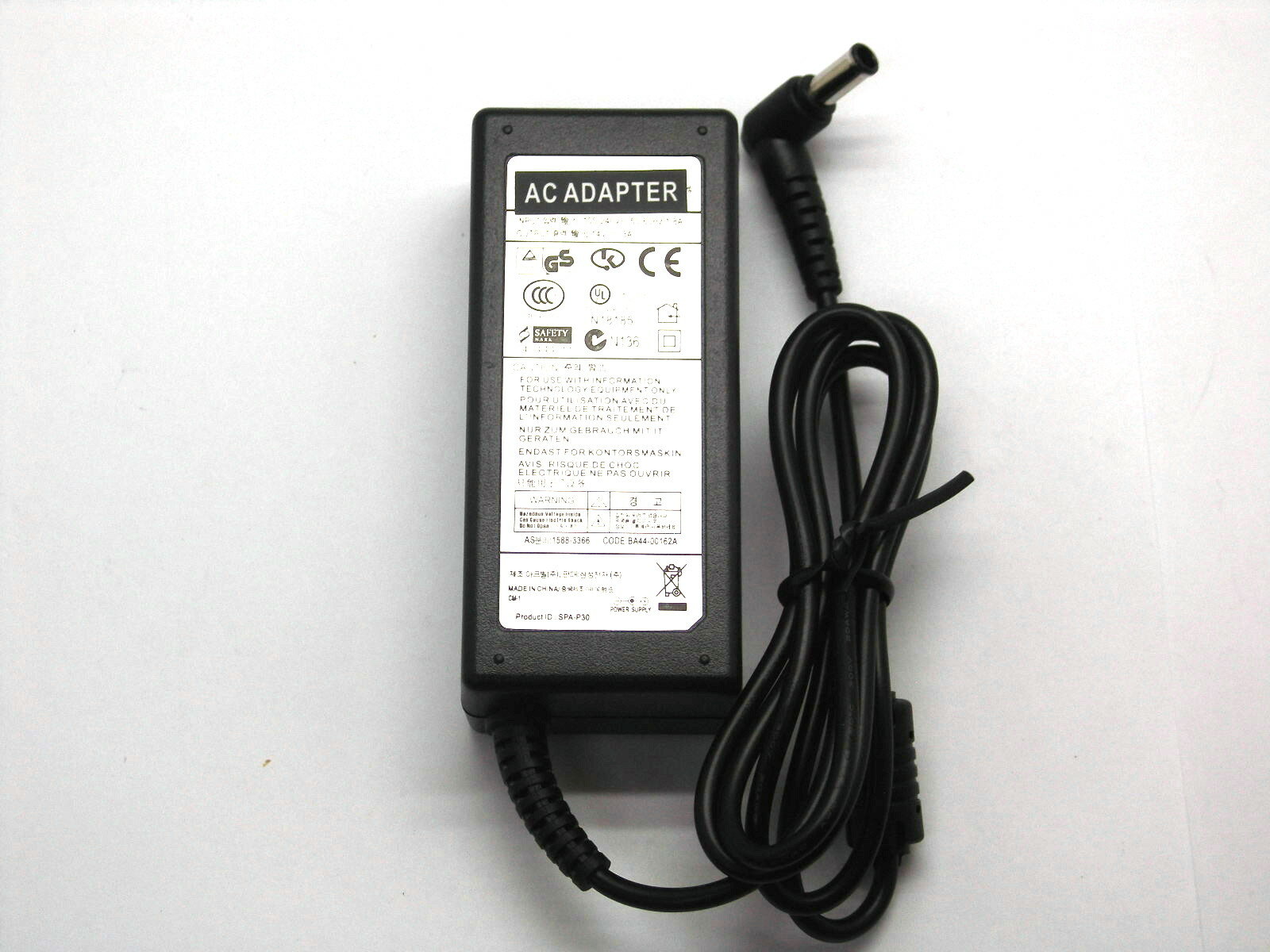 Блок питания для монитора 14V 3A. Коннектор 6.5x4.4мм с иглой без сетевого кабеля, ADP-SA-13