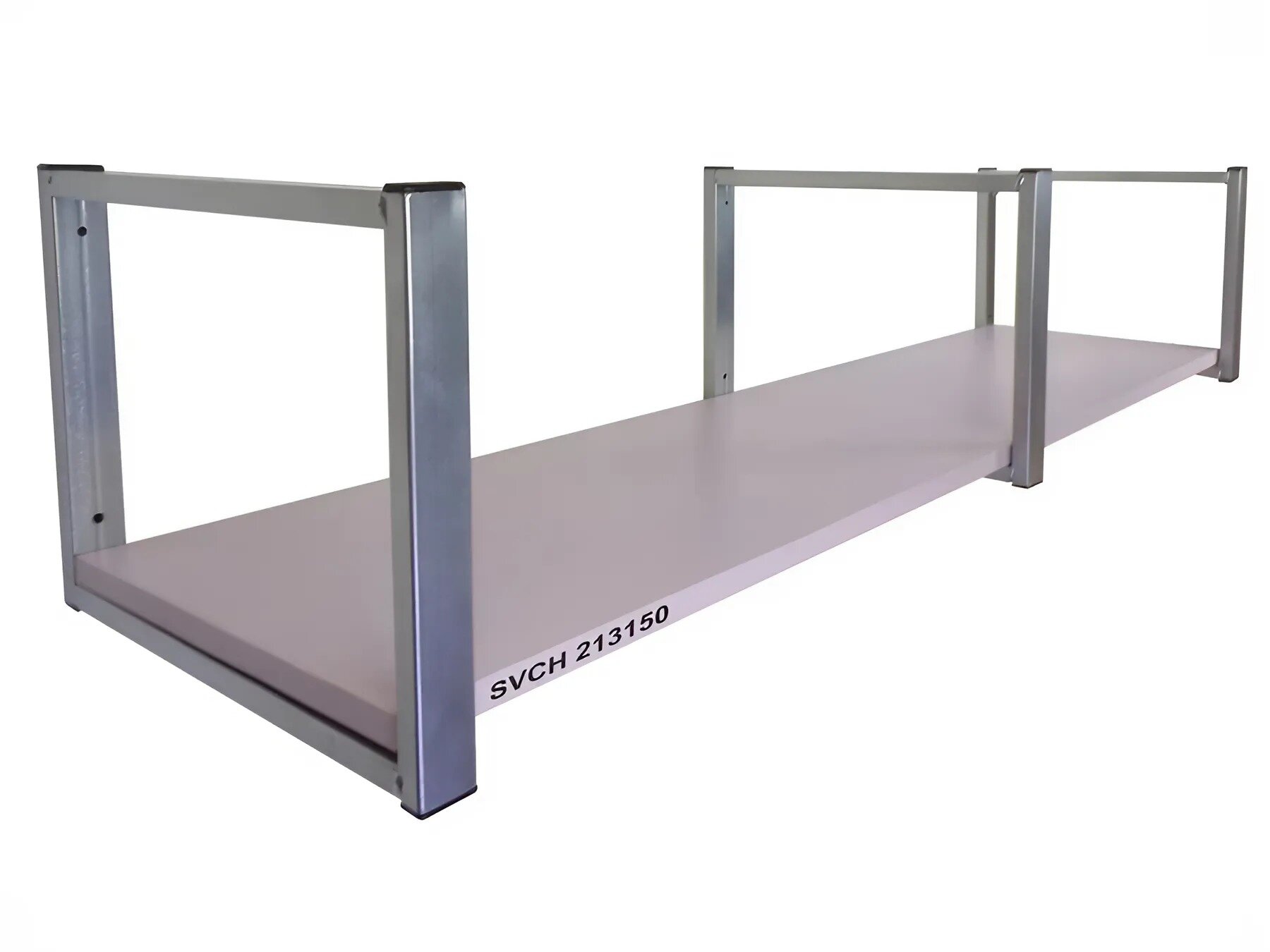 Полка для микроволновки GARROSS "SIBERIA 213150", 1 полка 30х120 см, выс 25 см, каркас серебристый, цвет полок лаванда