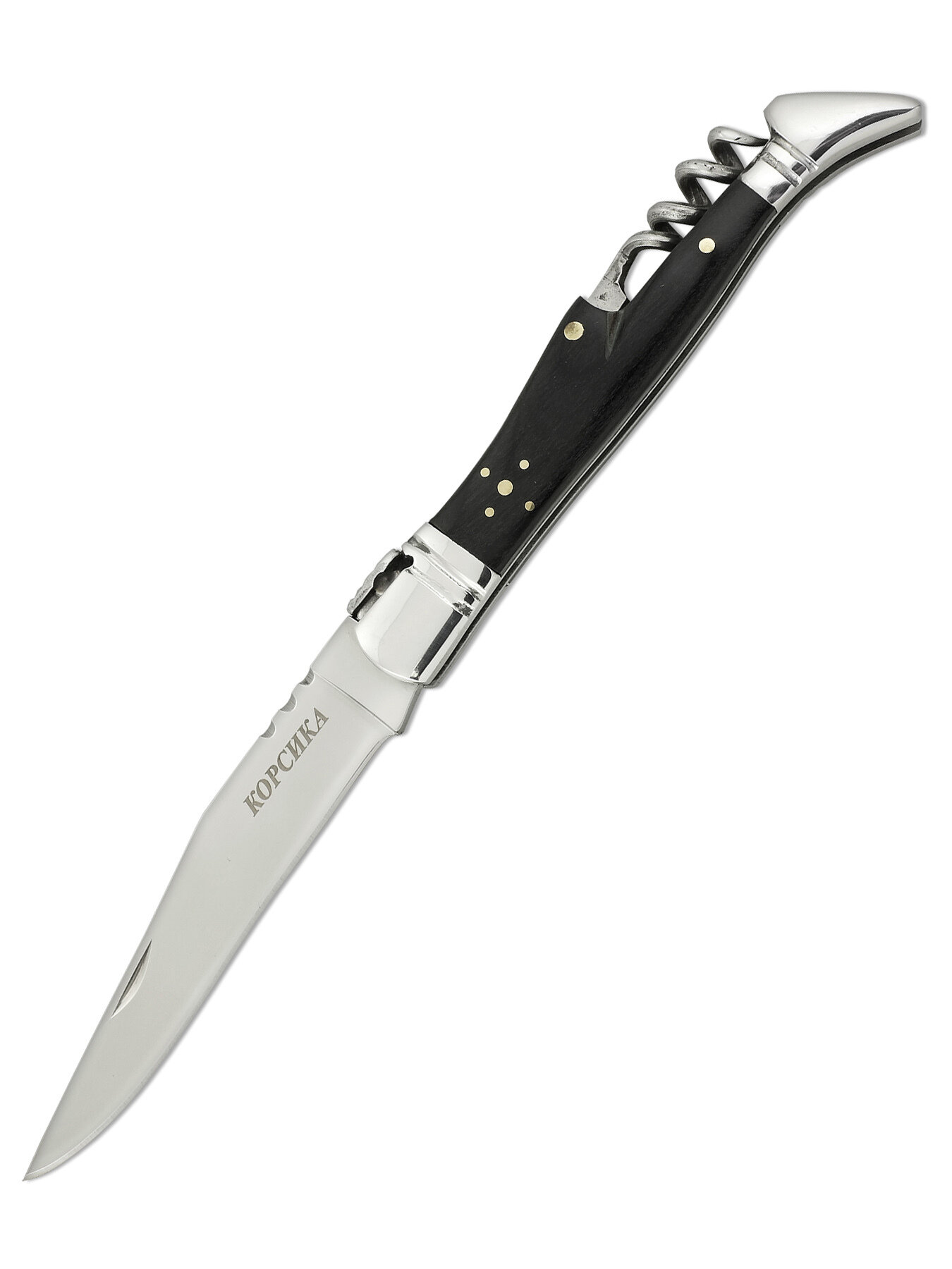 Нож складной деревянная рукоять Корсика C-104B