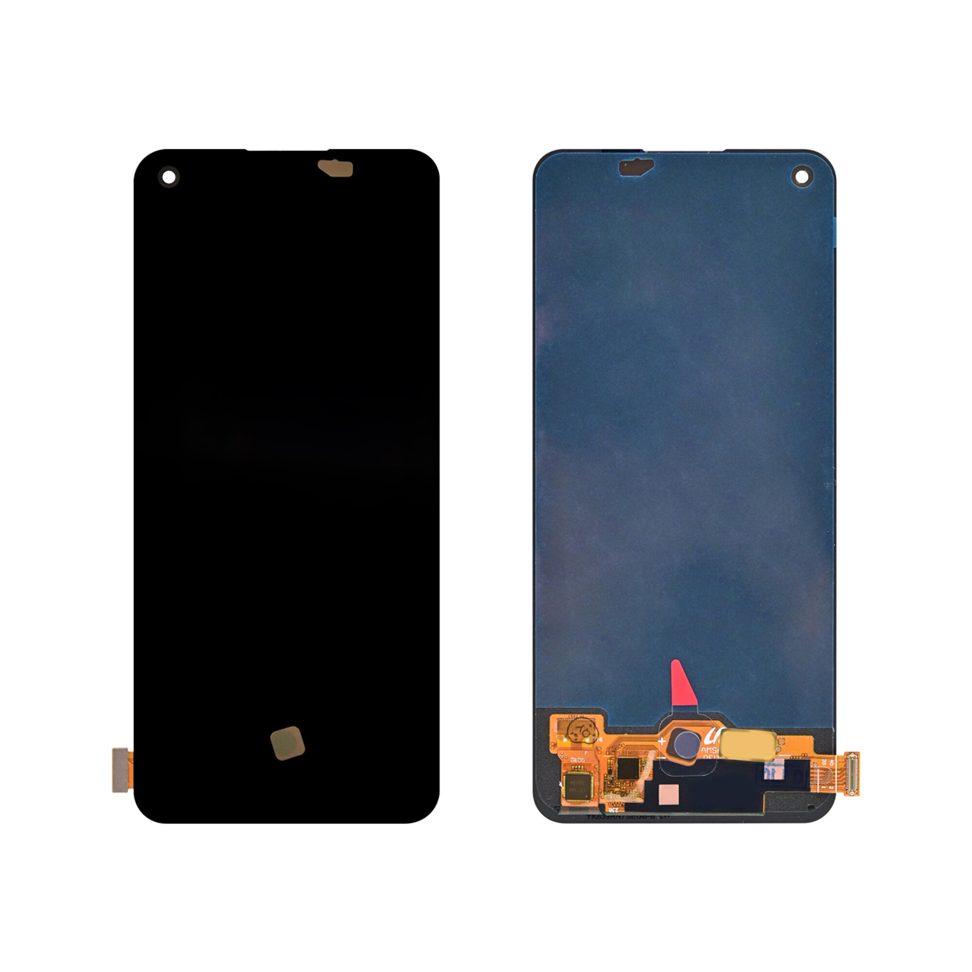 Дисплей (экран) в сборе с тачскрином для Realme 9 4G, 9 Pro+, 10 4G, Oppo 7SE, 7A, 8, 8T, F21 Pro, Narzo 50 Pro черный OLED / 1080х2400