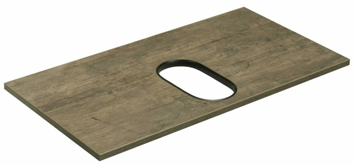 Столешница Акватон 1A243003LTDY0 Лофт Фабрик 80 Столешница под раковину, дуб кантри