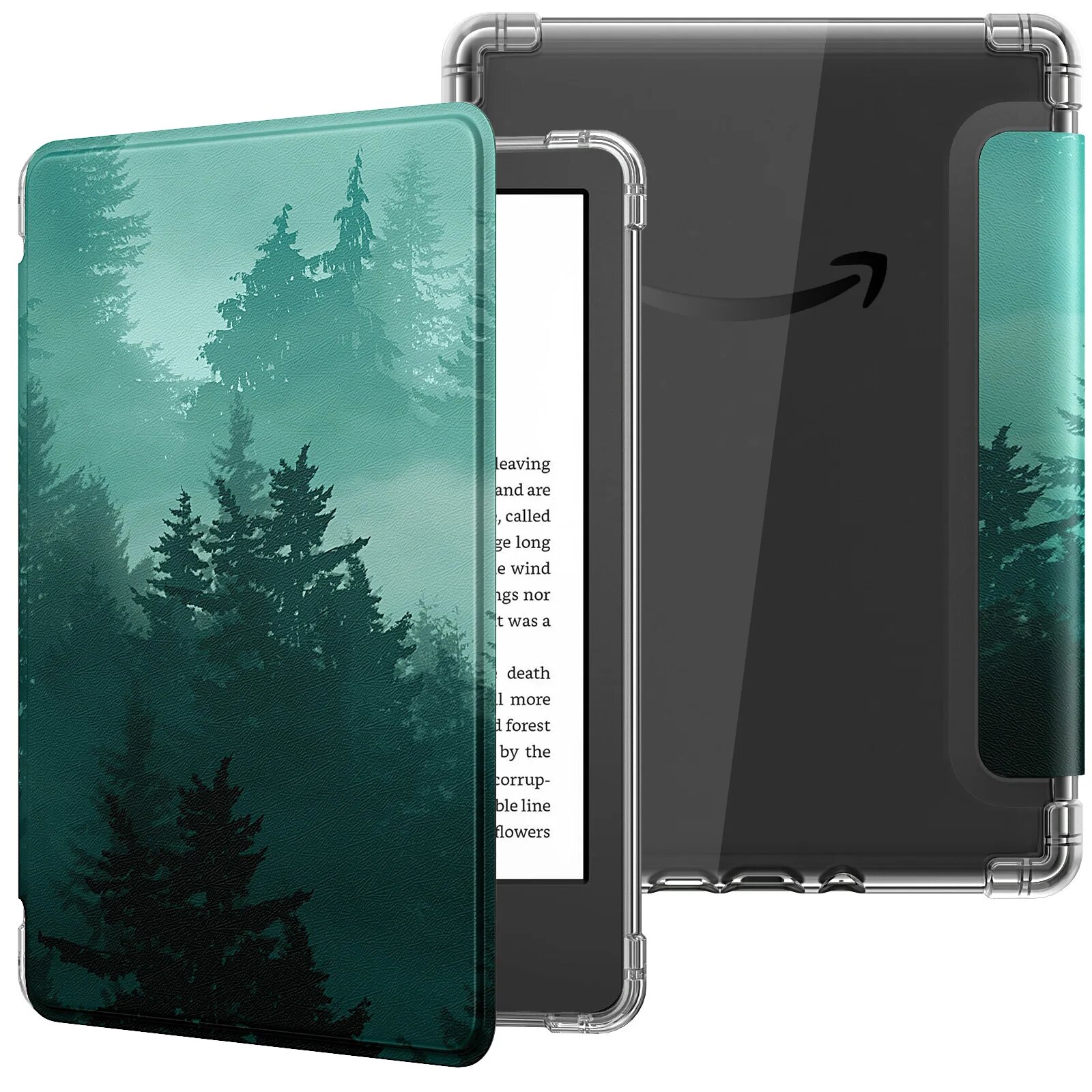 Чехол для Kindle 11, темно-зеленый