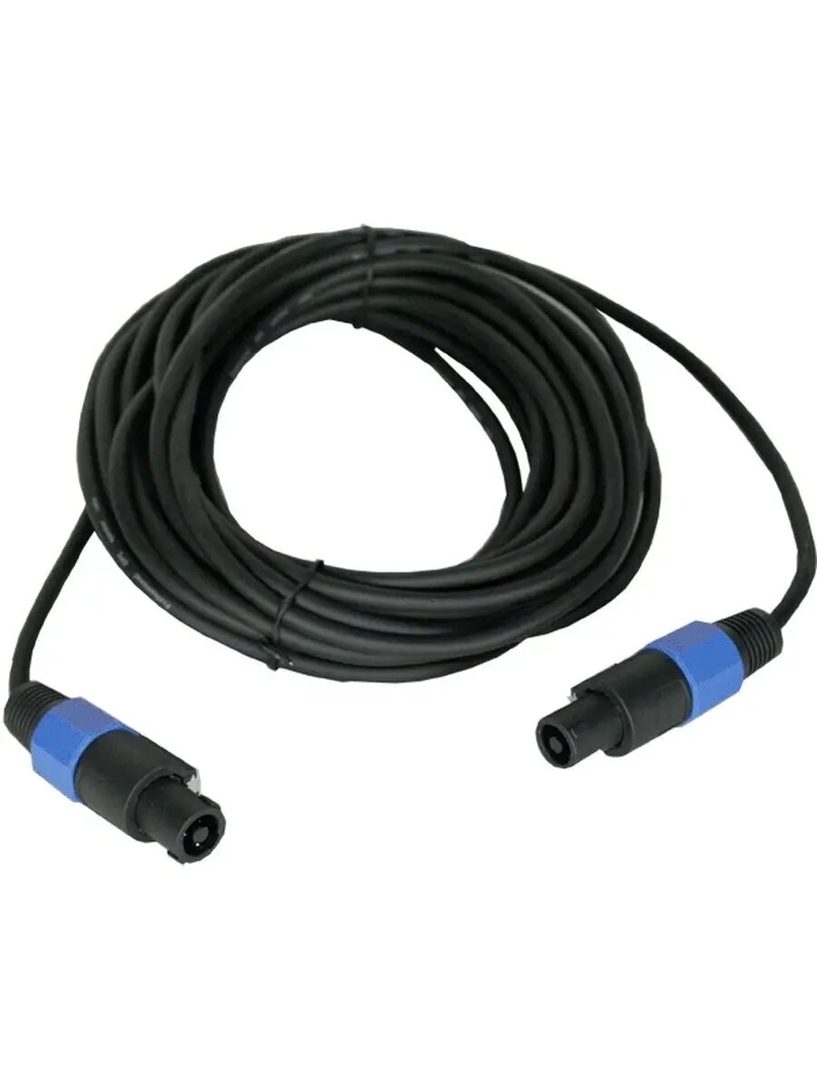 Аудио кабель для колонок 2х2,5мм2, спикон - спикон, 10 м