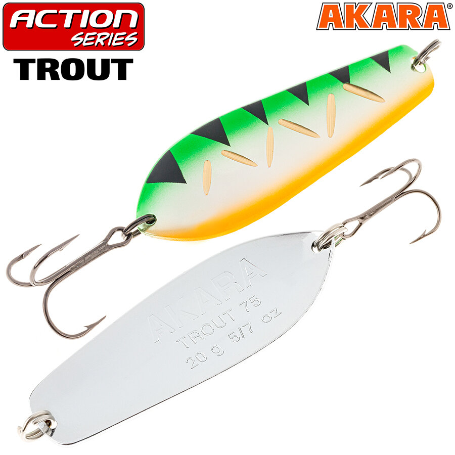 Блесна колеб. Akara Action Series Trout 55 11,5 гр. AB26