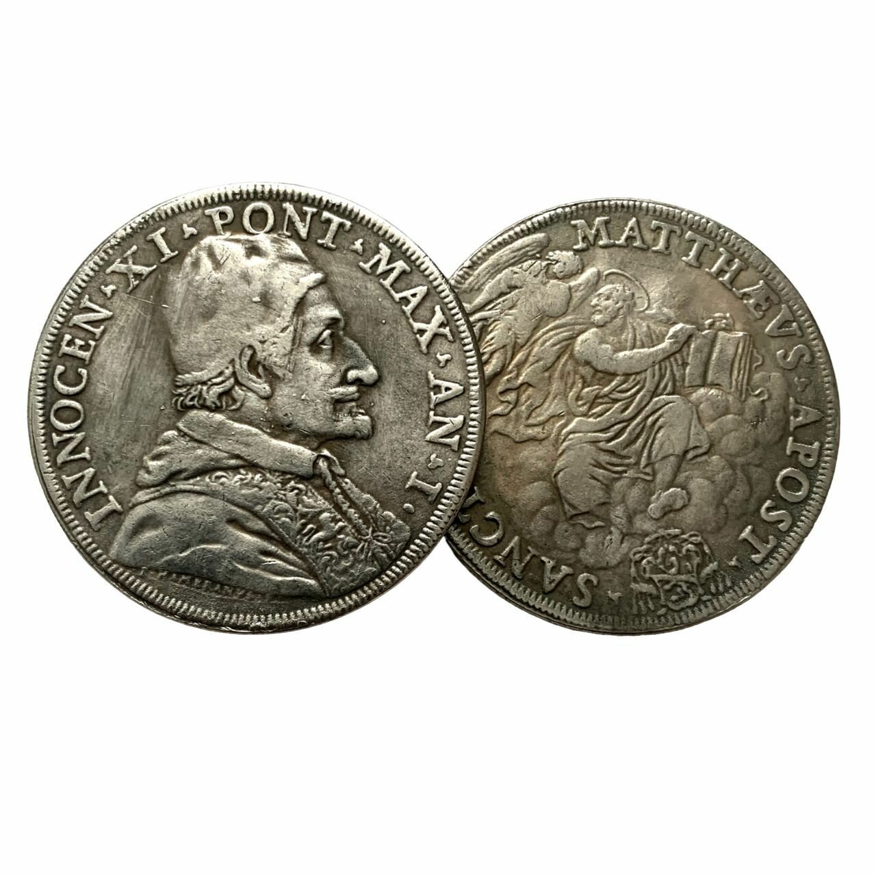 Талер 1615 года. Польша, Иннокентий XI. Средневековая Европа. Коллекционная монета.