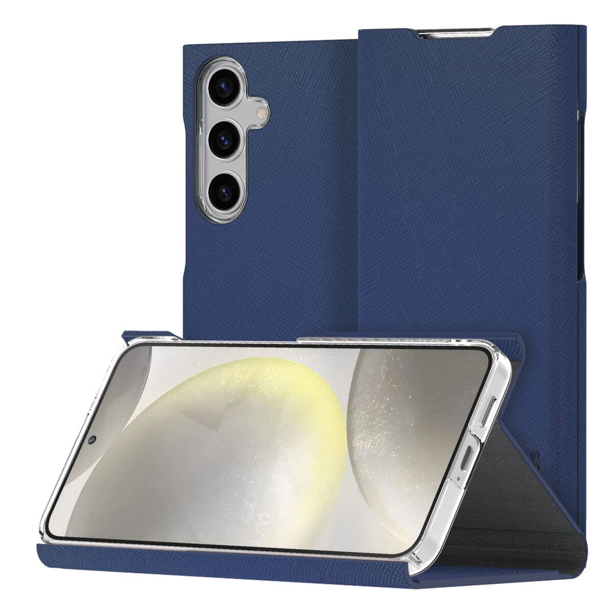 Чехол Araree Bonnet Stand для Samsung Galaxy S24 Plus, с подставкой, синий