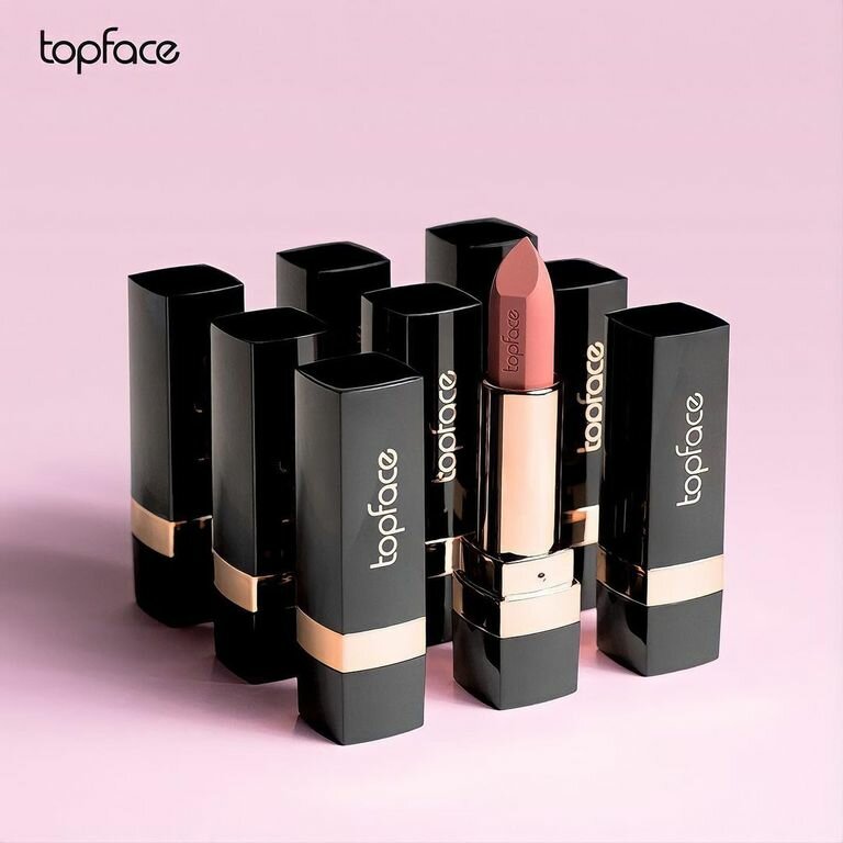 Topface Помада матовая для губ Instyle Matte Lipstick PT155, тон 008 pink chiffon