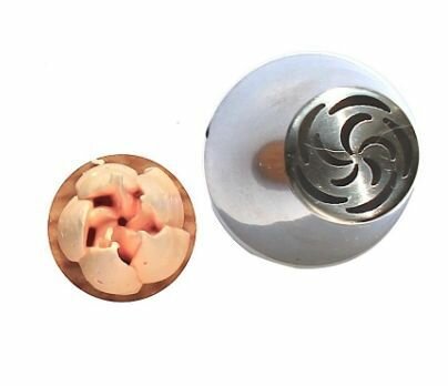 Насадка кондитерская Роза "Романтика", верх d-18мм, низ d-32мм, h-38мм