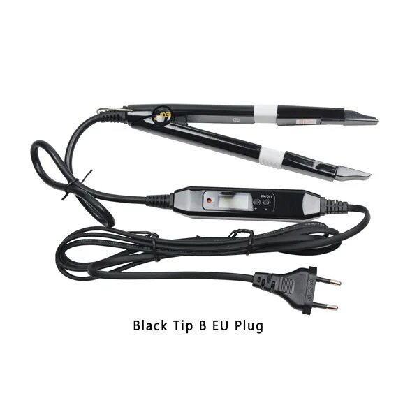 Соединитель для наращивания волос WZSQJN белый/черный Black TIP B EU Plug