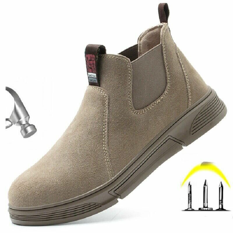 Рабочая Защитная обувь Мужская защитная обувь со стальным носком