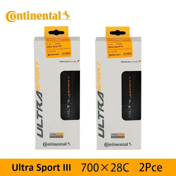Continental Ultra Sport III 700x28c, 2 шт.