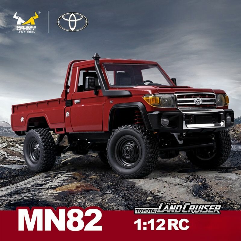 Радиоуправляемая машина MN-82 Пикап Toyota Land Cruiser 4WD масштаб 1:12 Mm