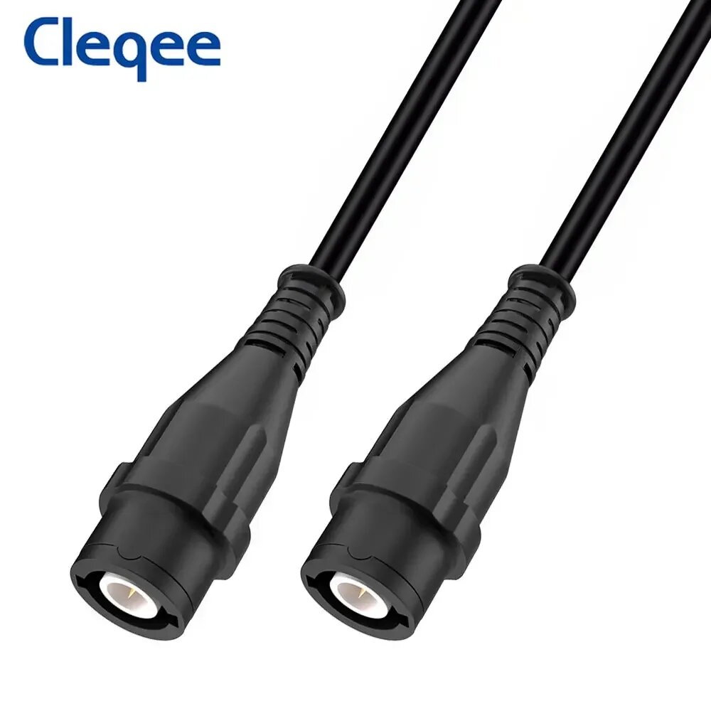 Коаксиальный кабель BNC-BNC CLEQEE 100 см, черный