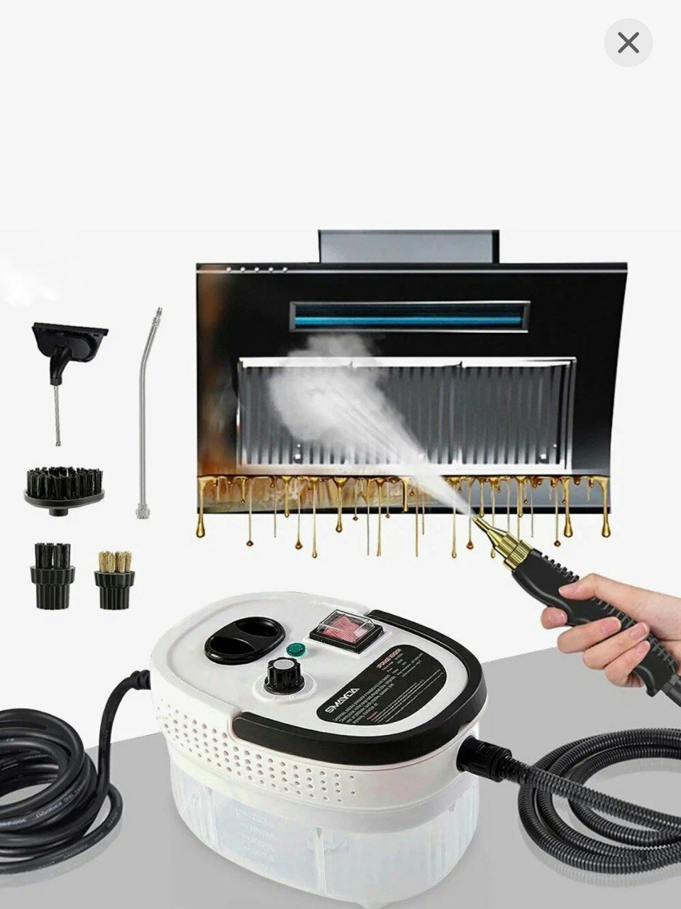 Пароочиститель для дома мощный, парогенератор 2500 Вт