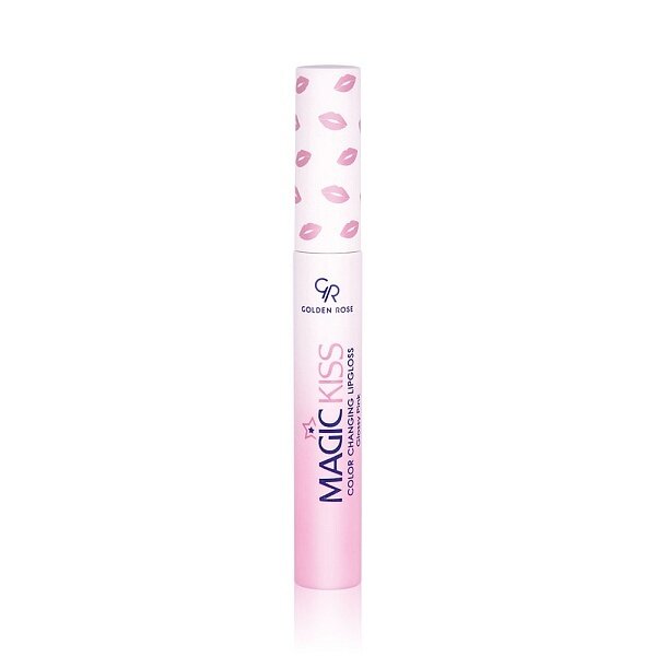 Блеск для губ Golden Rose Magic Kiss Color Changing Lipgloss Мягкий розовый глянец, меняет цвет от температуры и pH