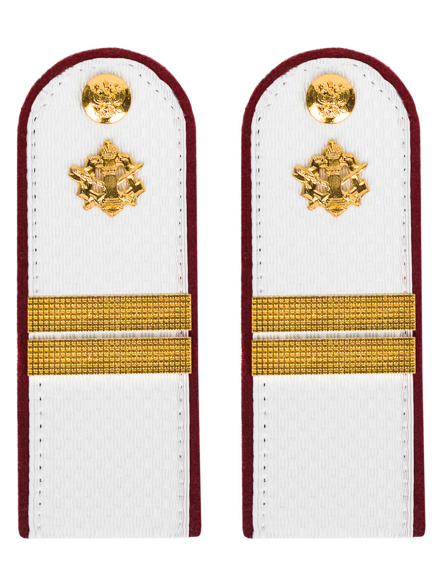 Погоны фсин на рубашку Младший сержант цвет белый 14х5 см 752745