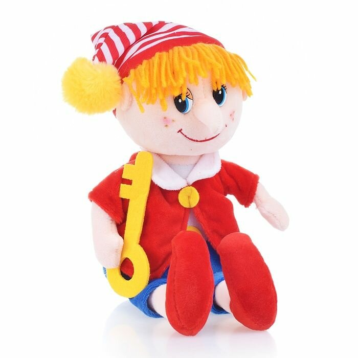 Мягкая игрушка Мульти-пульти "Буратино", 22 см, музыкальный чип, в пакете (M80121-20B)