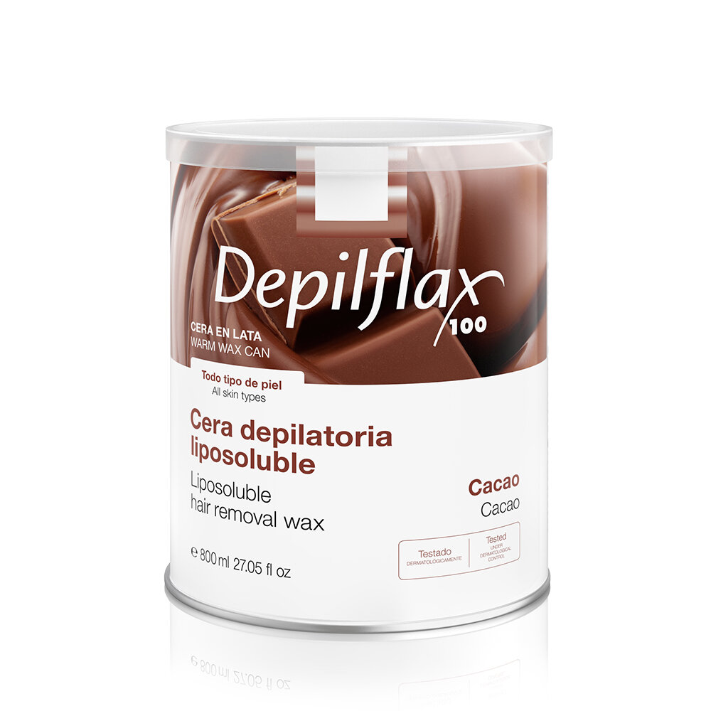 Depiflax100 / Воск в банке теплый жидкий, шоколадный, 800 мл