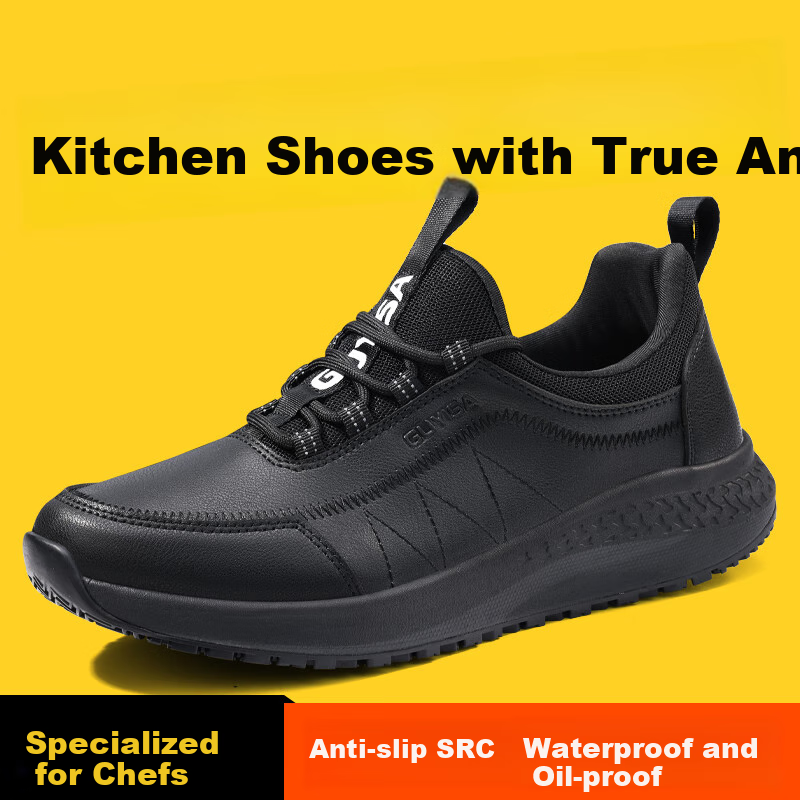 Qingya Chef Shoes Kitchen Shoes Non-slip Waterproof Oil-proof Odor-proof Wear-resistant Special Work Back Kitchen Men's Shoes C002 41