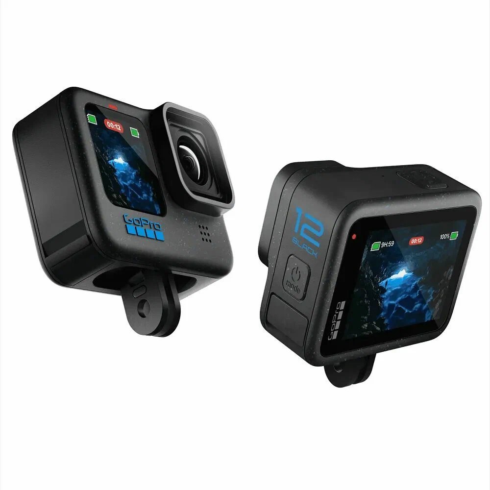 Экшн-камера GoPro HERO12 Black | 4K/5.3K | Стабилизация 6.0,1720 мА·ч, черный