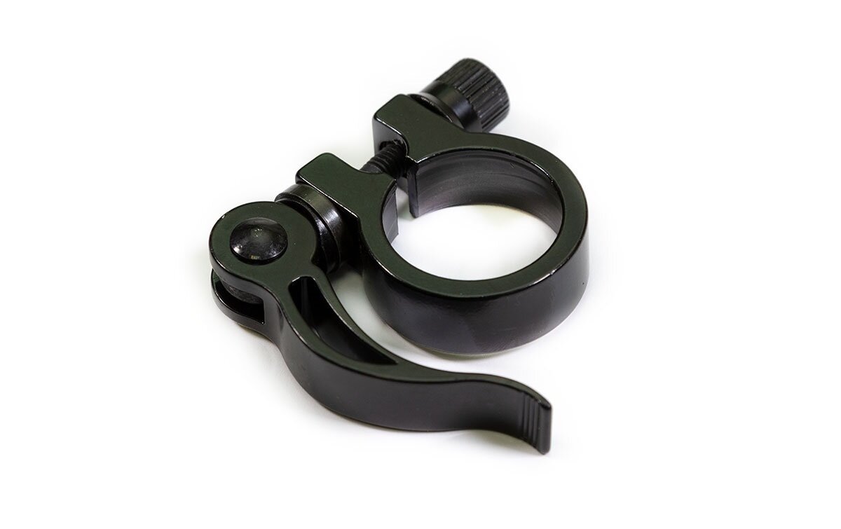 Хомут подседельный TRIX JB-KC010, ø25.4мм с эксцентриком, алюминиевый, черный