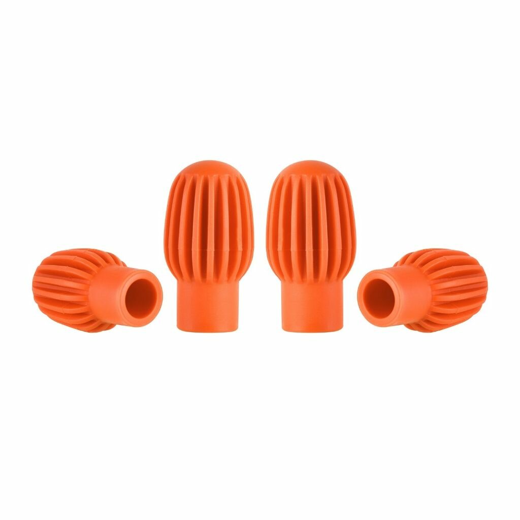 Перкуссия, Силиконовые накладки для ударной установки - оранжевые, 1 упаковка 4 штуки