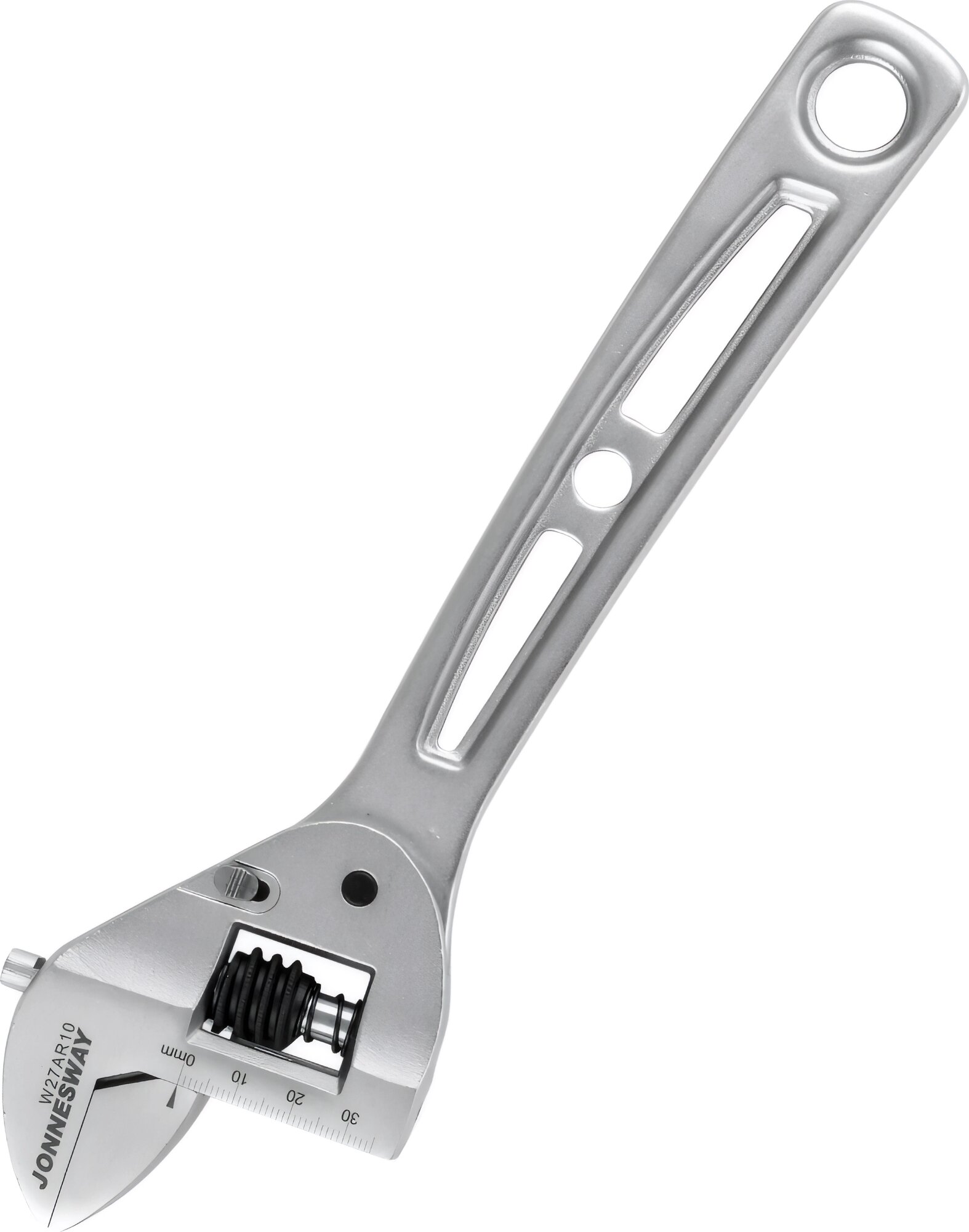 Ключ разводной облегченный трещоточный, 0-35 мм, L-250 мм Jonnesway W27AR10