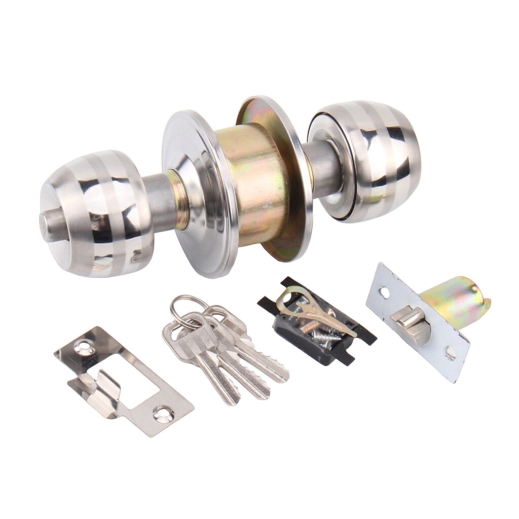 Круглая дверная ручки входной входной замок