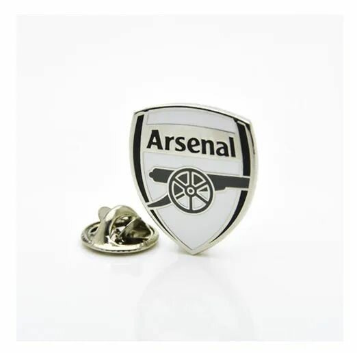 Значок ФК Арсенал Лондон Англия эмблема монохром