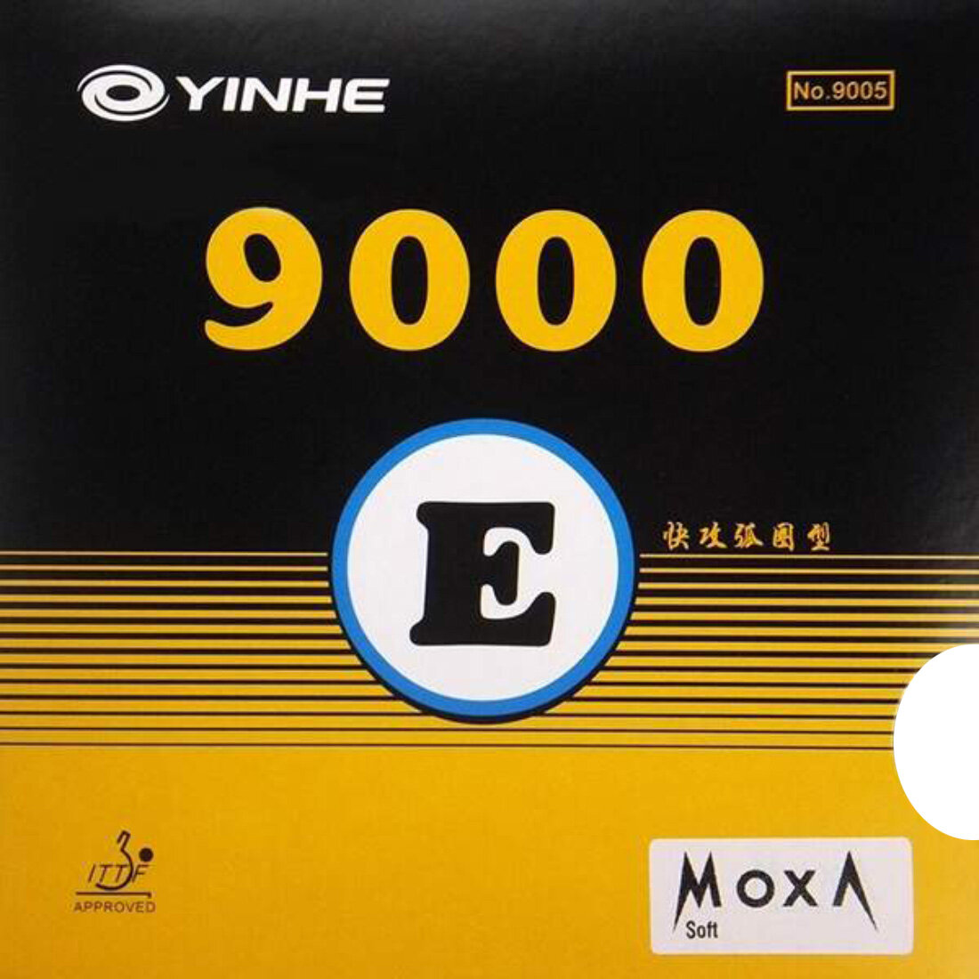 Накладка для настольного тенниса Yinhe 9000E Soft Black, 1.8