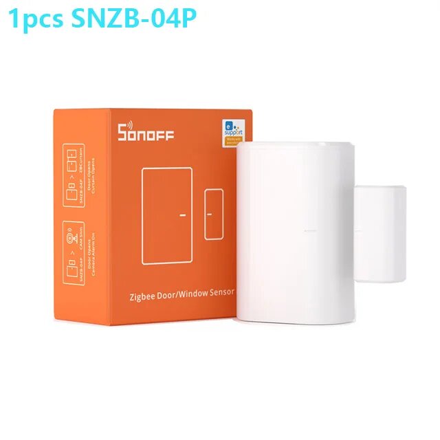 SONOFF ZigBee умный дом SNZB-04/SNZB-04P датчик окна eWeLink приложение оповещение о умном доме детектор безопасности для Google