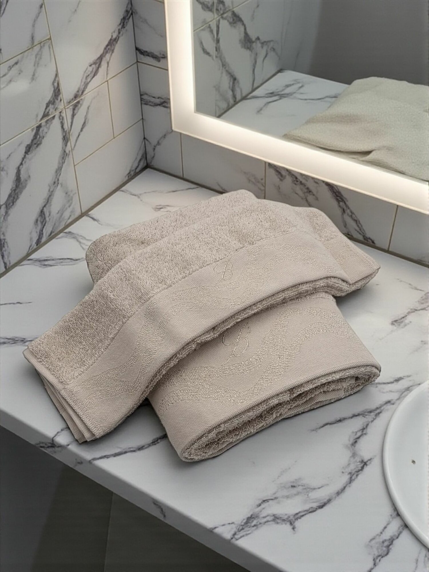 Blumarine home collection 1+1 CRYSTELLE сет полотенец в подарочной коробке