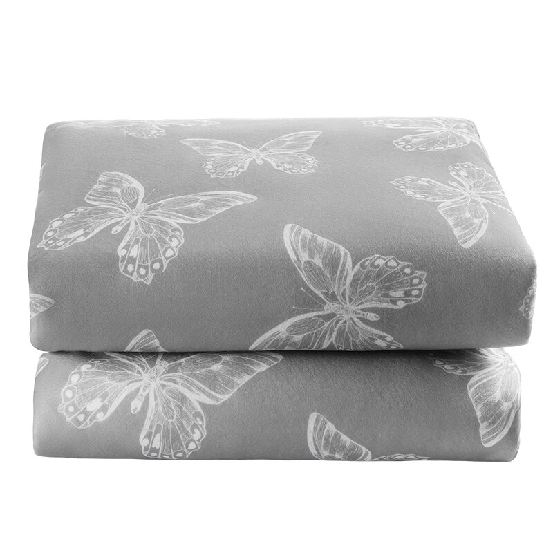 Электрические пледы KONKA soft butterfly print, 180*150 см, с двойным управлением