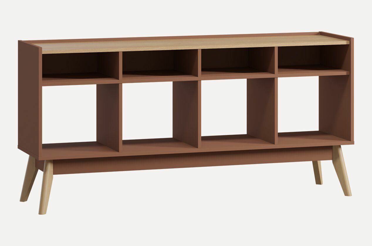 ТВ-тумба Торвалль-3 Terra, divan.ru, 157х40х77 см, оранжевый, лдсп