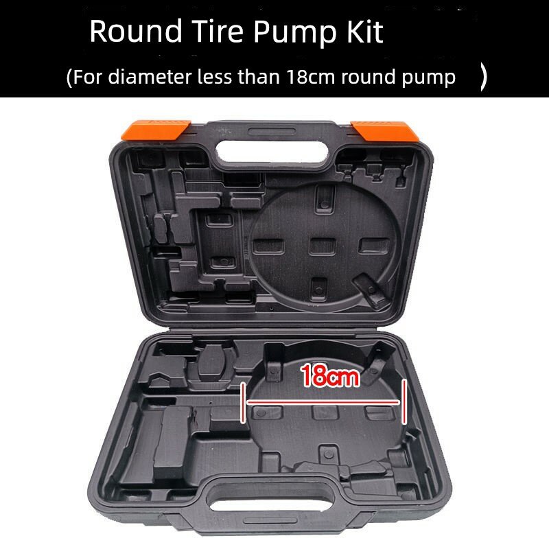Кейс для хранения автомобильного насоса, органайзер для насоса, кейс для насоса, кейс для компрессора, чемодан Круглый